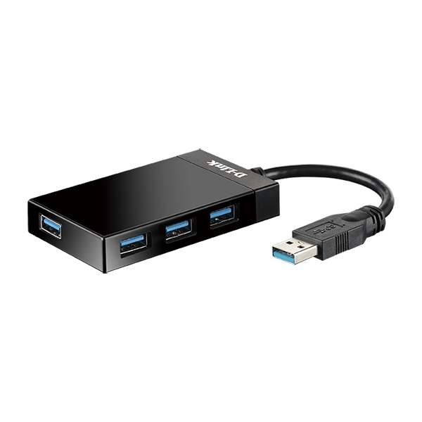 4-Port SuperSpeed USB 3.0 Portable Hub